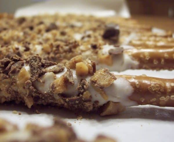 Toffee Coated Pretzel Sticks - Country at Heart Recipes