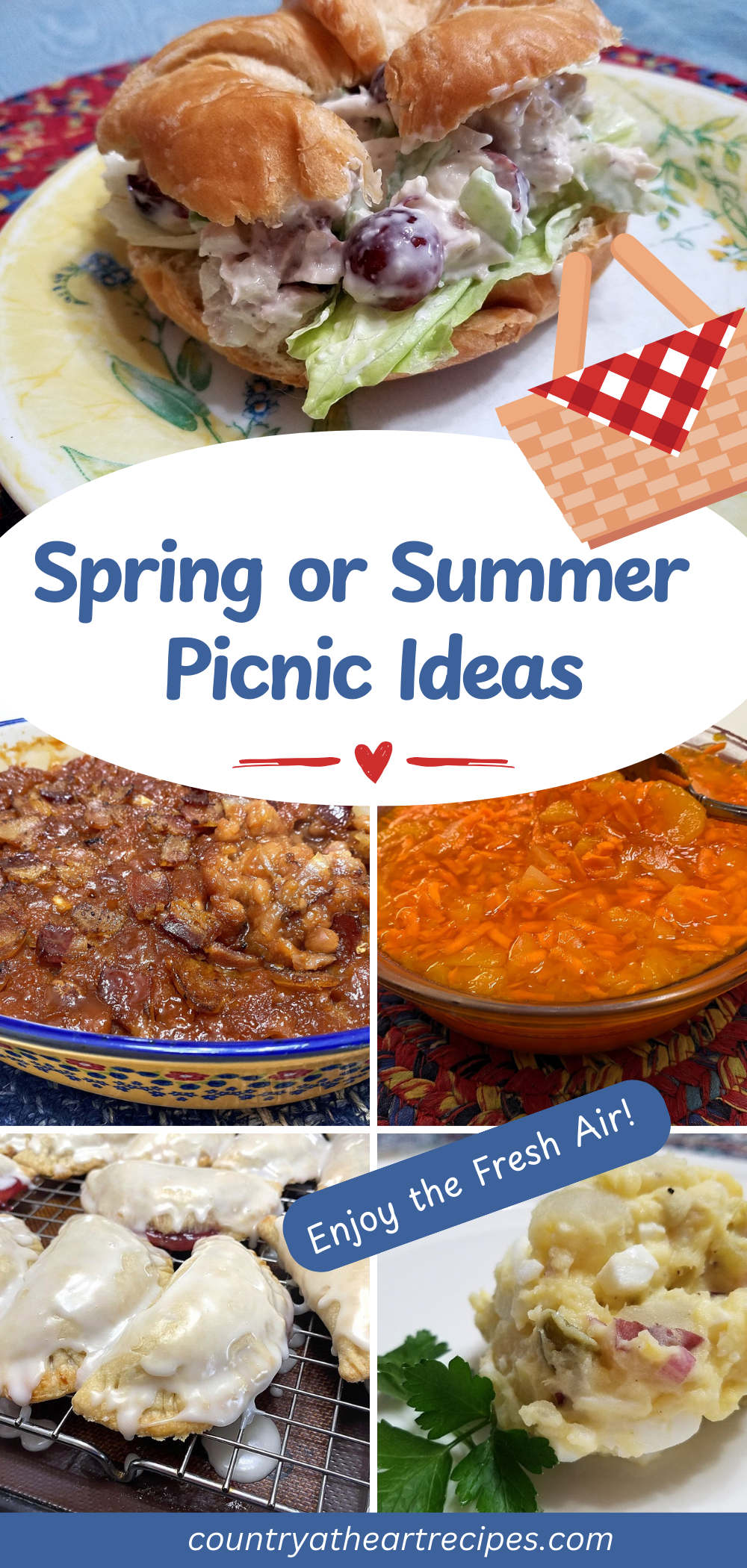 Spring or Summer Picnic Ideas - Country at Heart Recipes