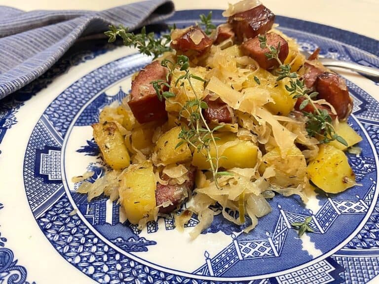 Kielbasa Sauerkraut and Potatoes - Country at Heart Recipes