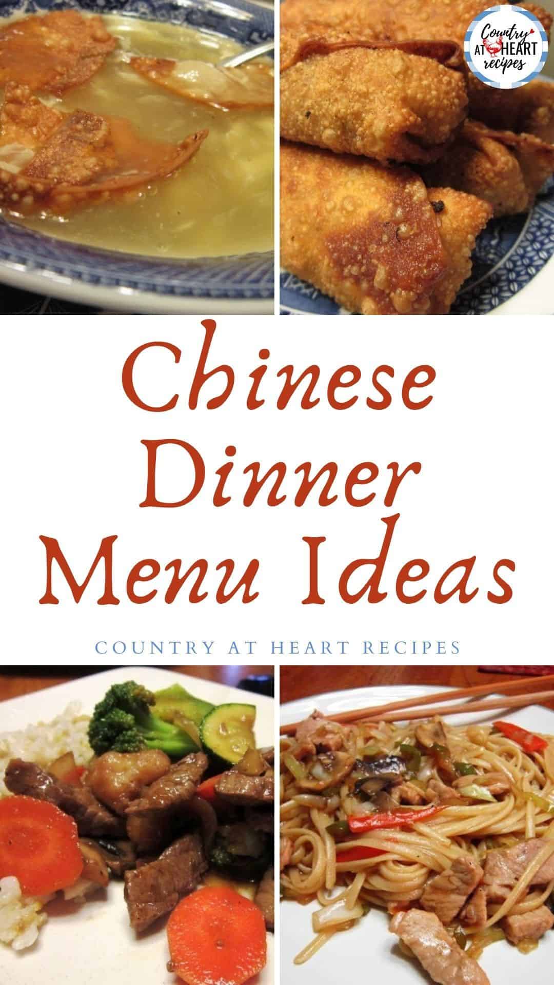 Chinese Dinner Menu Ideas - Country at Heart Recipes