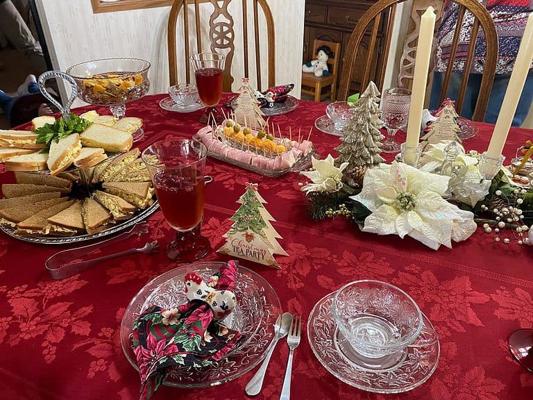 Hosting a Christmas Tea Party - Country at Heart Recipes