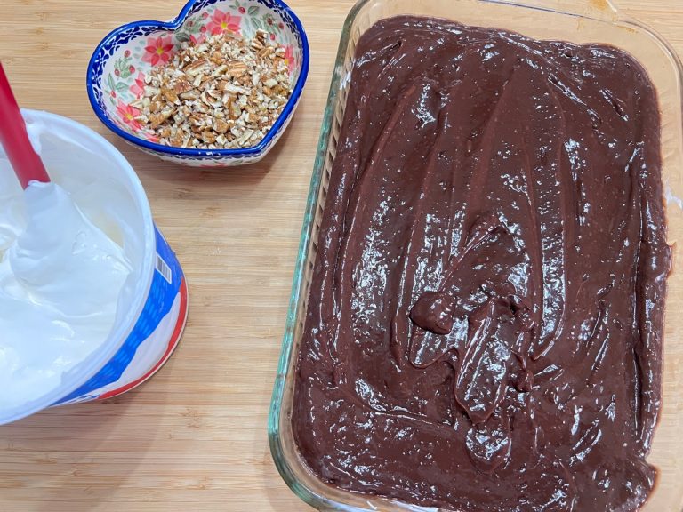 Grandma's Chocolate Delight Dessert - Country at Heart Recipes