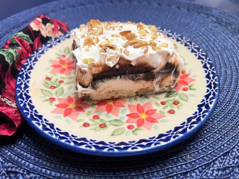 Grandma's Chocolate Delight Dessert - Country at Heart Recipes