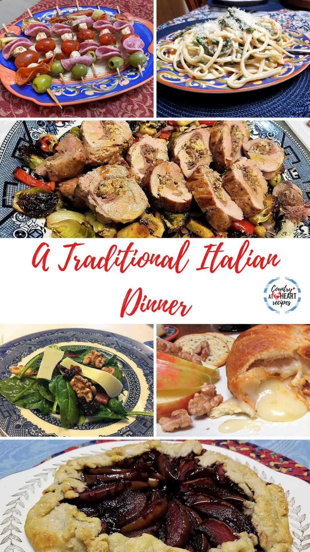 A Traditional Italian Dinner - Country at Heart Recipes
