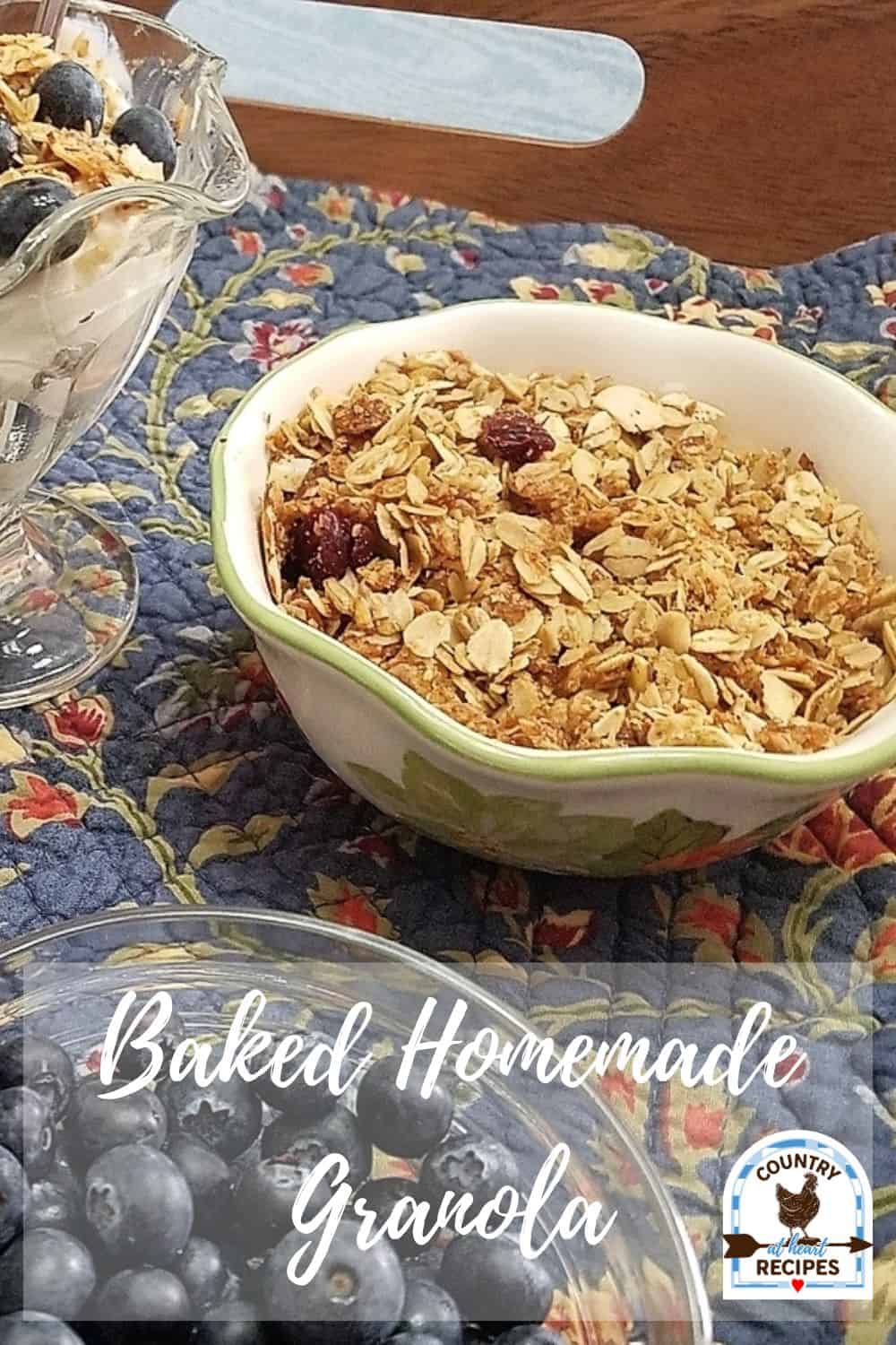 Baked Homemade Granola - Country at Heart Recipes