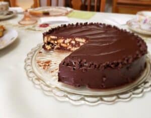 Chocolate Biscuit Tea Cake - Country at Heart Recipes