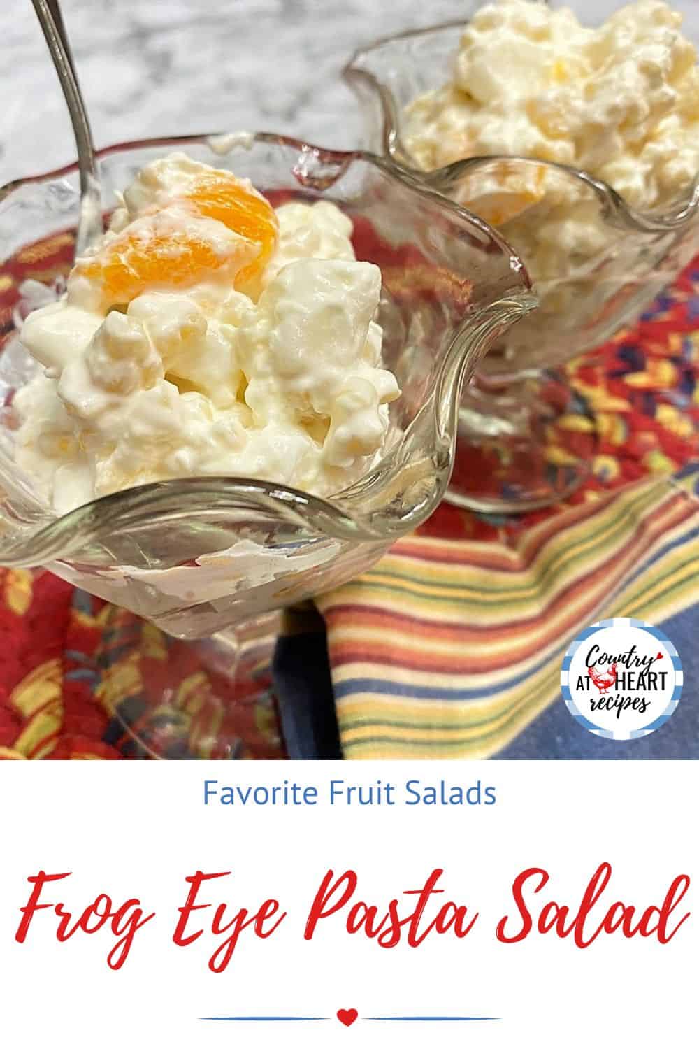 Frog Eye Pasta Salad - Country at Heart Recipes