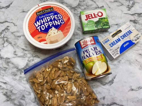Pear and Lime Jello Salad - Country at Heart Recipes