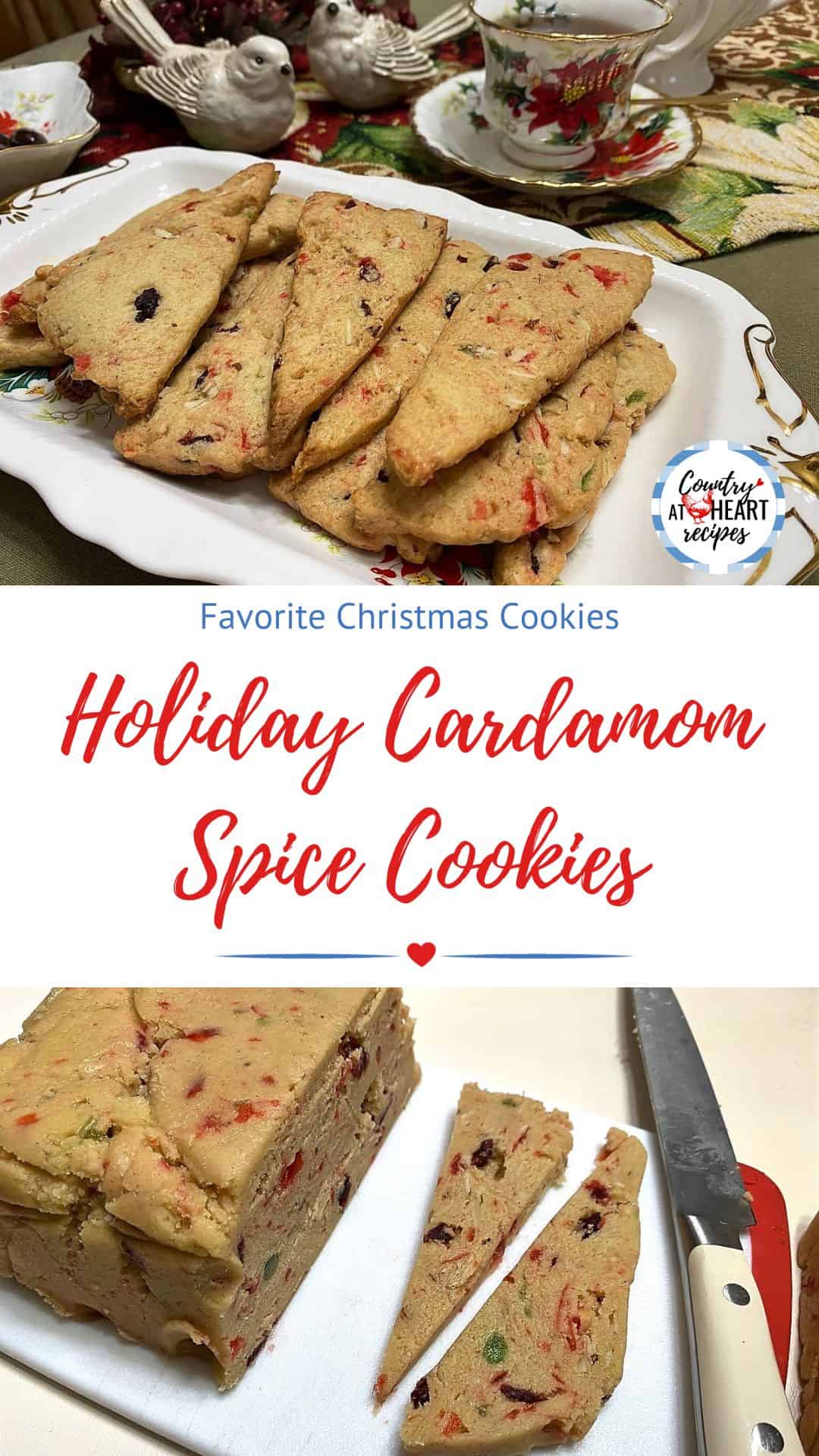 Holiday Cardamom Spice Cookies - Country at Heart Recipes
