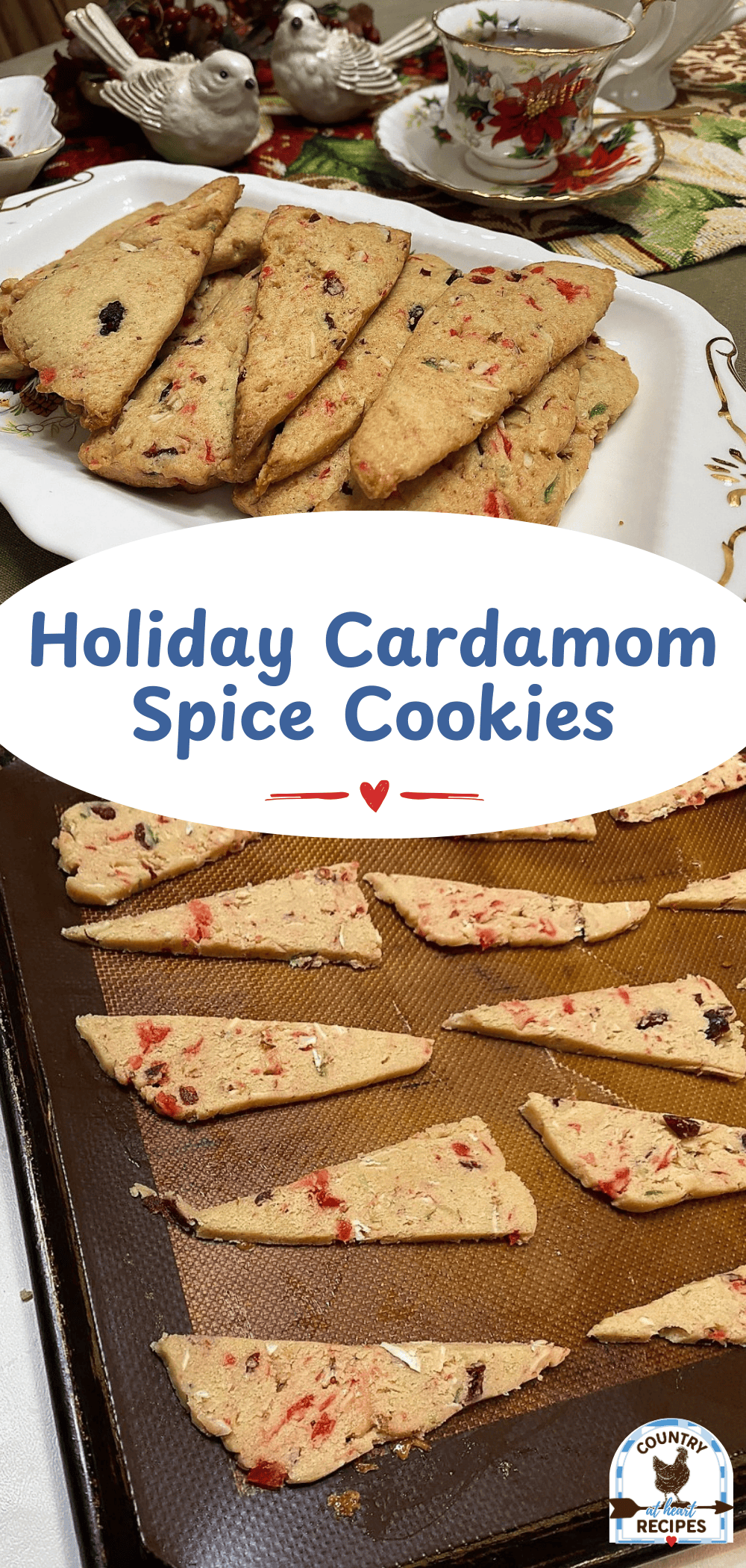 Holiday Cardamom Spice Cookies - Country at Heart Recipes