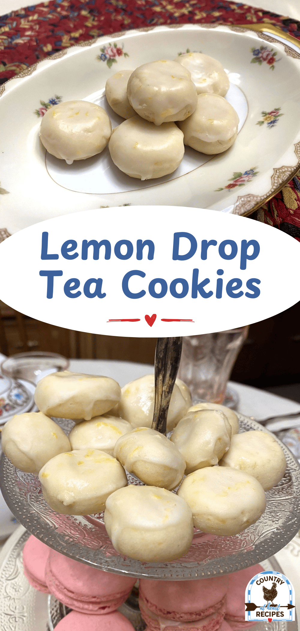 Lemon Drop Tea Cookies - Country at Heart Recipes