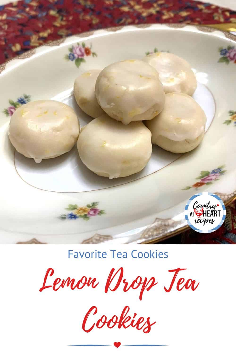 Lemon Drop Tea Cookies - Country at Heart Recipes