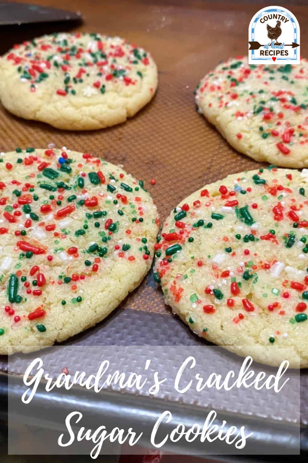 Grandma's Cracked Sugar Cookies - Country at Heart Recipes