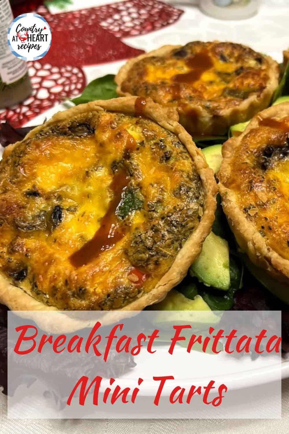 Breakfast Frittata Mini Tarts - Country at Heart Recipes