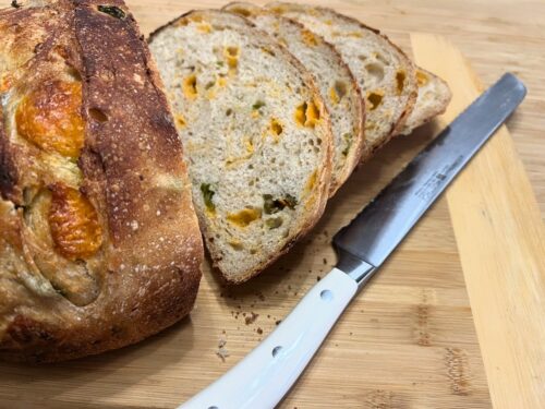 Jalapeno Cheddar Sourdough Bread - Country at Heart Recipes